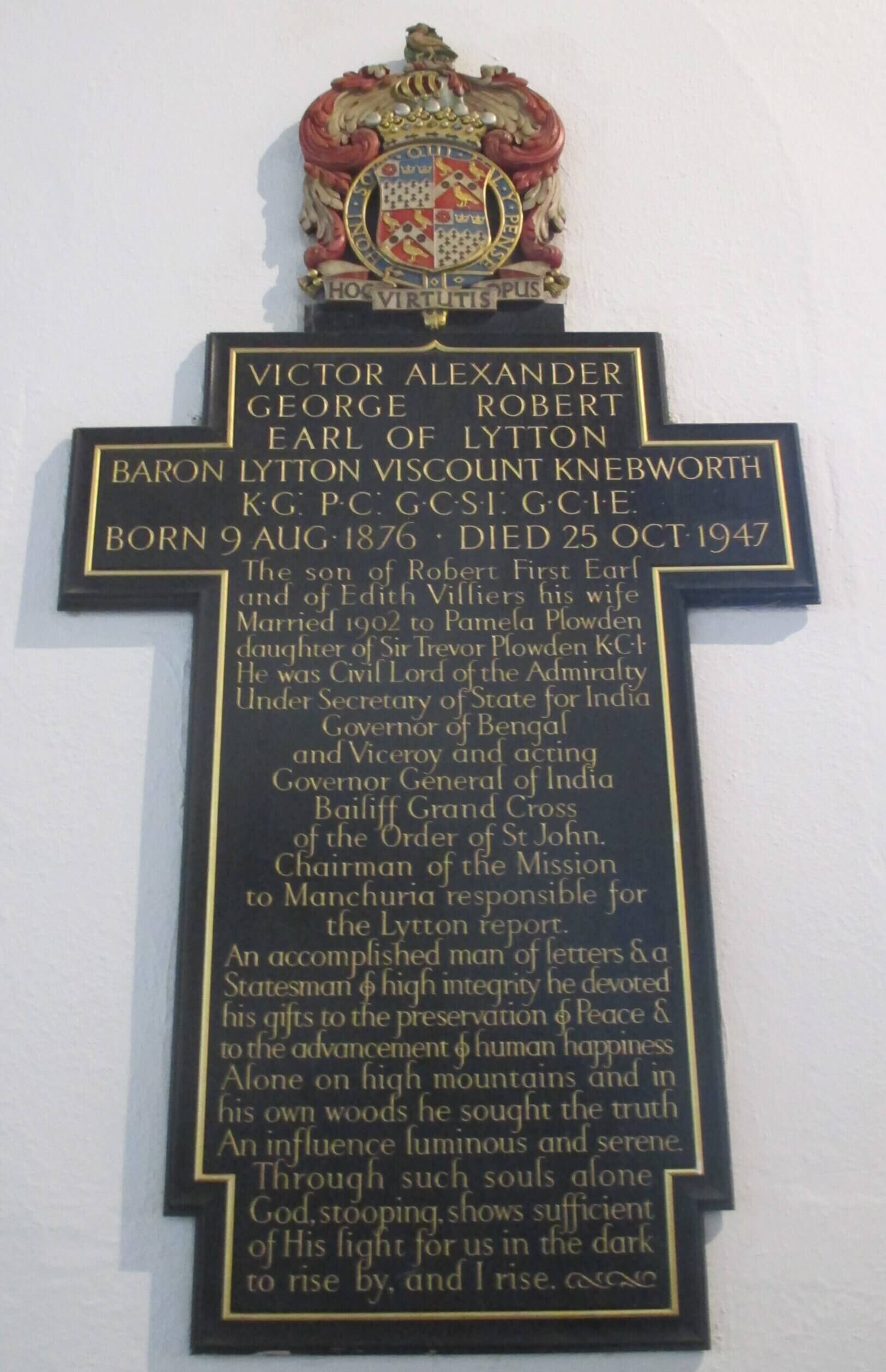 Knebworth: Lytton and Lutyens families - their Indian Connections - BACSA